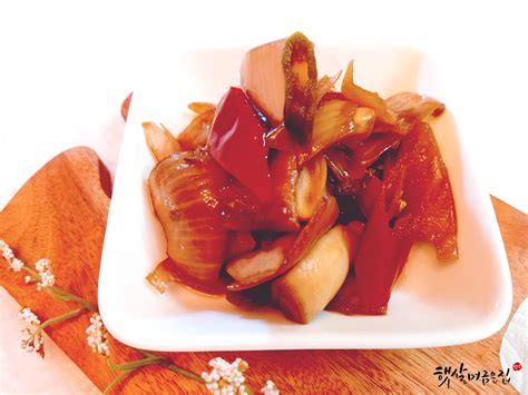 양파고추장아찌 간장소스피클 초절임 만들기 백종원 7월 제철여름 밑반찬