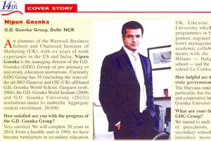 Mr Nipun Goenka Has Been Selected As Amongst The NEW MILLENNIIUM EDUPRENEURS In India By