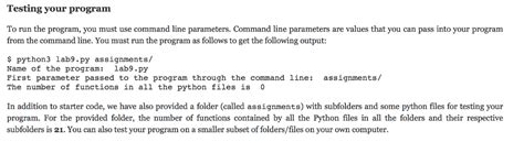 Solved Complete The Python Program Lab Py That Contains A Chegg