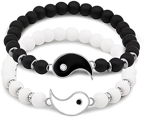 Buy Karishma Kreations Matching Yin Yang Bracelets For Best Friend 2
