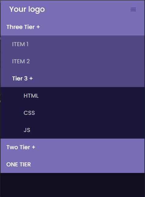 GitHub AdamJou Responsive Dropdown Menu Responsive Dropdown Menu With Tiers And Mobile Burger