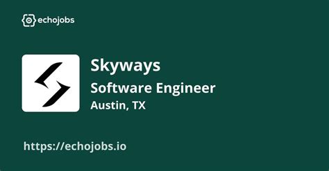 Skyways Is Hiring Software Engineer Full Stack Austin Tx C Python Raustinjob