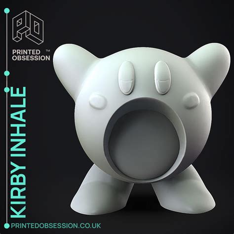 Kirby Inhale Kirby Fan Art 3d Model By Printedobsession On Thangs Image 3 Of 6