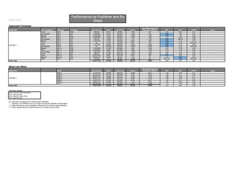 Media Campaign Performance Metrics Pdf