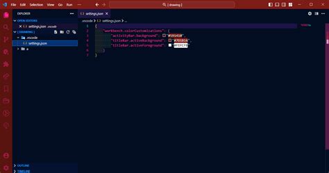 Visual Studio Code Vscode Workspacetheme Problem Vscode