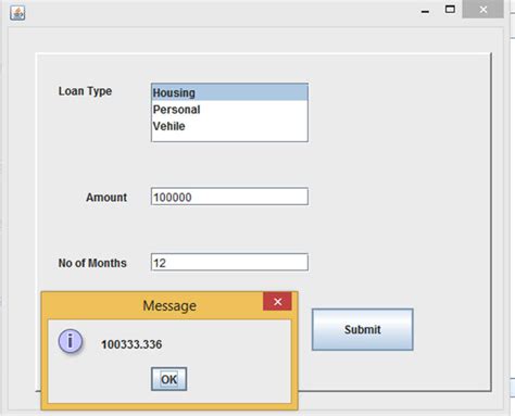 Java Loan Calculaion Project Tutusfunny