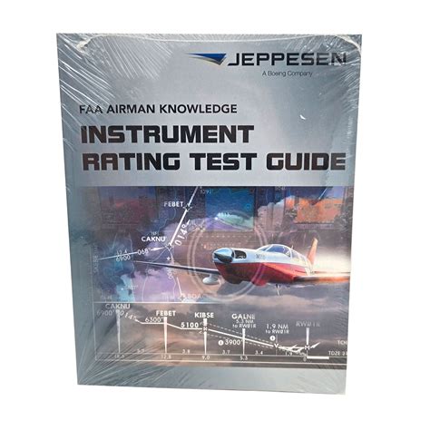 Jeppesen Instrument Rating Airmen Knowledge Test Guide Faa Exam Prep