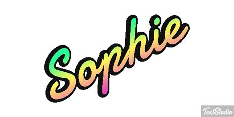 Sophie Name Animated  Logo Designs