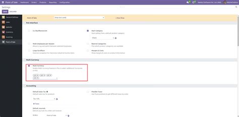 User Guide For Odoo POS Multi Currency Webkul Blog