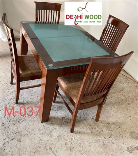Rectangular Glass Dining Set 4 Seater At ₹ 24000 Set In Ahmedabad Id 2850047789373