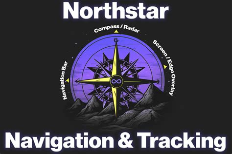 Northstar Navigation And Tracking System Compass Radar Screen And Edge Overlay Gui Tools