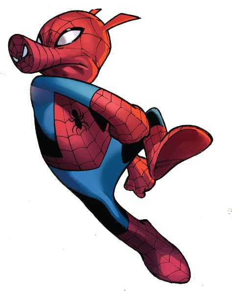 Spider Pig Peter Porker Marvel One Of The Spiderverse Spider Men