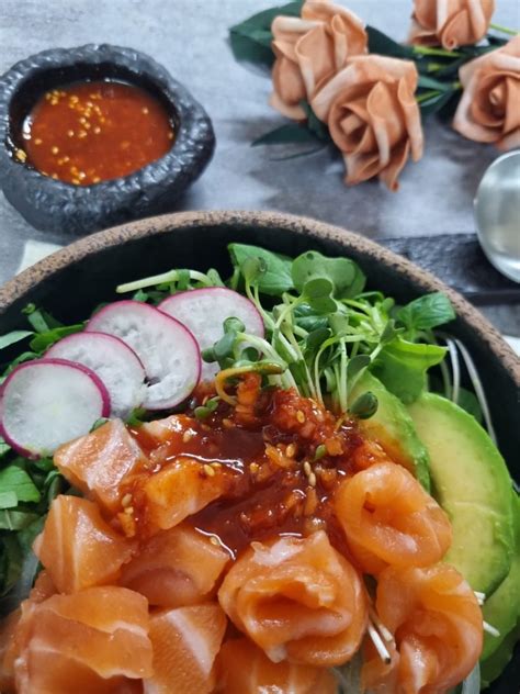 연어회덮밥 만들기 덮밥소스만드는 법 양념장레시피 한그릇요리 네이버 블로그