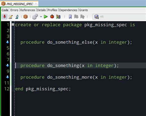 Oracle SQL Developer PL SQL Packages Trick Synchronize
