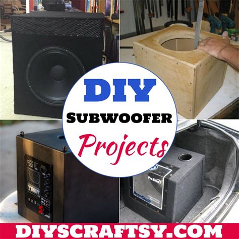 20 Diy Subwoofer Projects You Can Make At Home Diyscraftsy