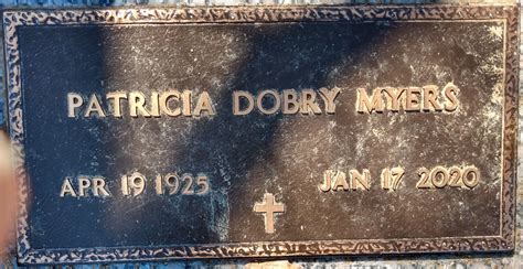 Patricia Josephine “patsy” Dobry Myers 1925 2020 Find A Grave Memorial