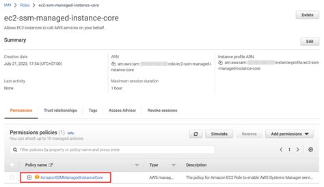 การสร้าง ssm สำหรับใช้กับ ec2 instance developersio