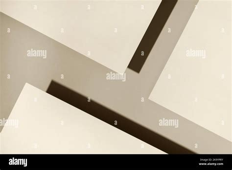 Paper For Pastel Overlap In Beige Color For Background Banner Presentation Template Creative