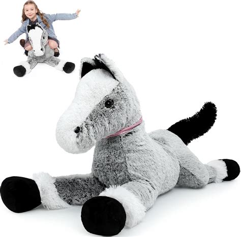 Maogolan Large Horse Stuffed Animal Long Horse Plush Toy