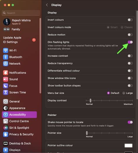 Automatically Dim Videos Containing Flashes Of Light In MacOS