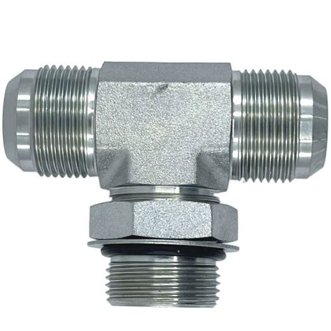 Male Jic X Male Jic X Male Adj Orb Branch Tee Htx Fluid Power