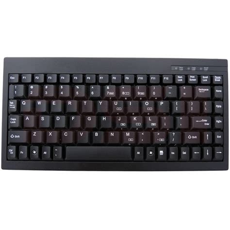 Solidtek Mini Membrane Black Usb Keyboard Ack 595ub Dsi