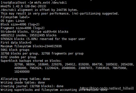 linux磁盘分区详解（parted） linux parted分区 csdn博客
