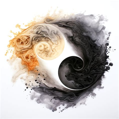 Premium Ai Image Abstract Concept Of Yin Yang Symbol