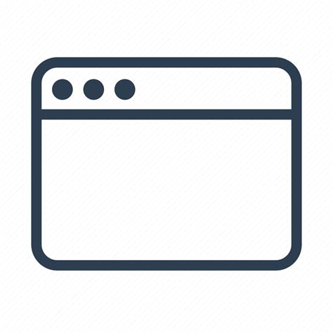 App Application Browser Page Webpage Website Window Icon Download On Iconfinder