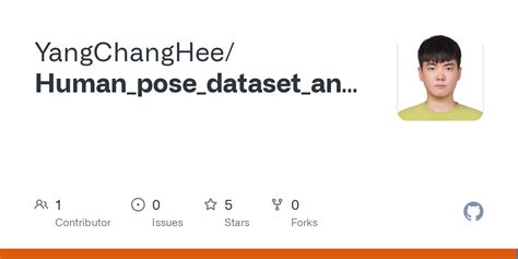 GitHub YangChangHee Human Pose Dataset Anything