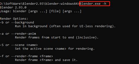 在cmd中运行blender脚本（不显示blender界面）blenderexe B Csdn博客