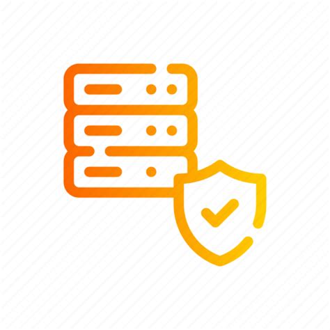 Protection Server Storage Shield Database Icon Download On Iconfinder