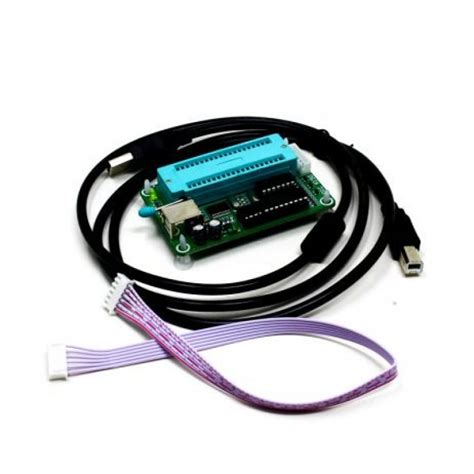 Pic K150 Usb Automatic Develop Microcontroller Programmer With Icsp Cable Body Width 10 Mm