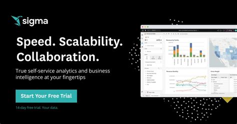 sigma computing on linkedin cloud scale analytics free trial sigma