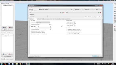Simplify3d Very Basic Setting Overview Youtube