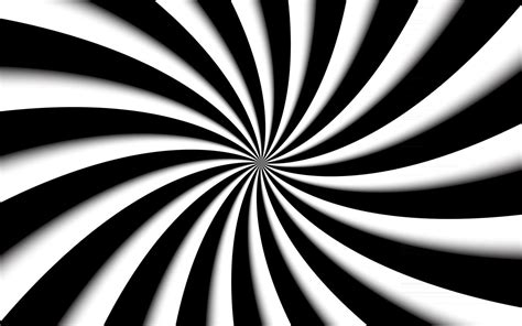 Black And White Spiral Background Swirling Radial Pattern Abstract Vector Illustration 2400779