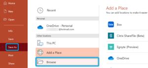 How To Fix The An Error Occurred While PowerPoint Was Saving The File Error