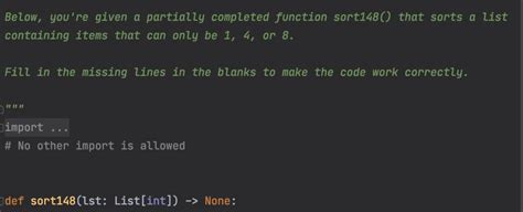 solved below you re given a partially completed function