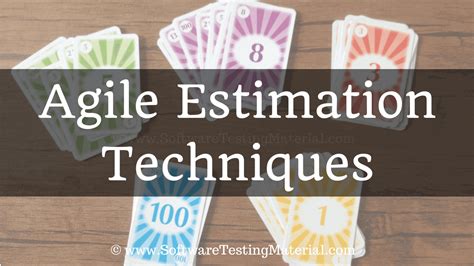 Agile Estimation Techniques In Agile Methodology