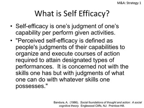 Self Regulation Theory And Strategies Ppt