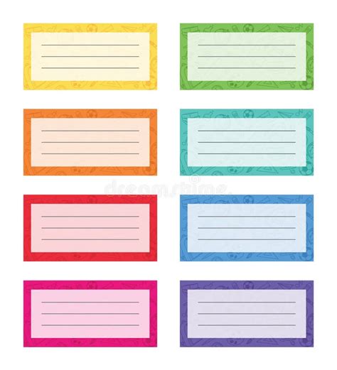 Notebook Labels Stock Illustrations 1 653 Notebook Labels Stock Illustrations Vectors