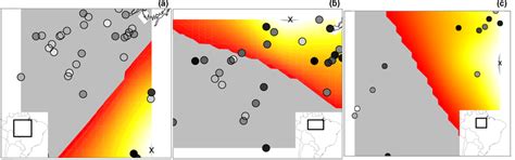 Putative Origin Of Expansion Considering A The Whole Dataset Or B Download Scientific