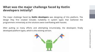 Why Kotlin Is Advance Programming Language For Android App Development Ppt