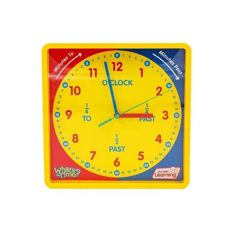 What S The Time Classroom Clock Big W