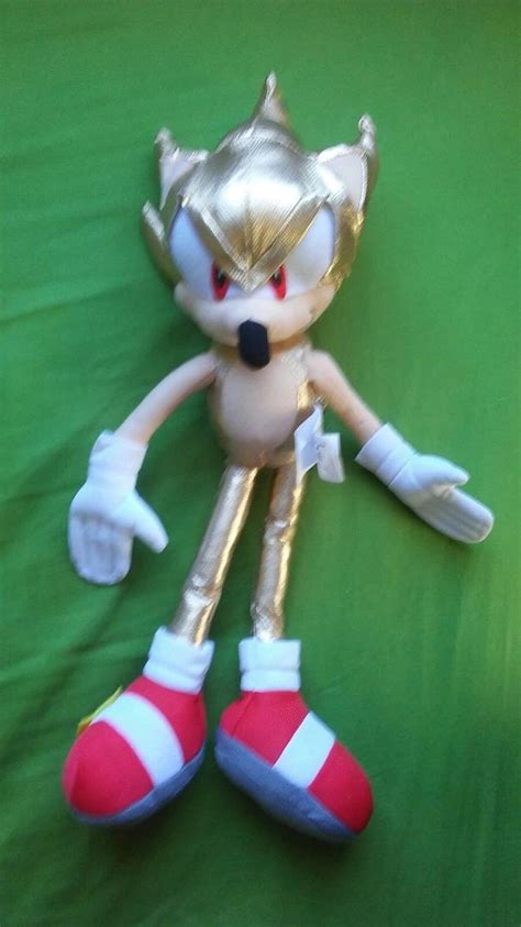 Sonic The Hedgehog Gold Sonic Plush 15 Kellytoy Sega 1918552954