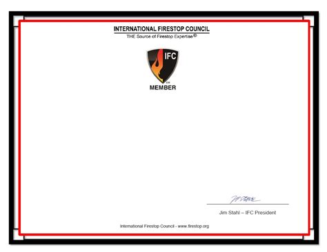 Ifc Member • International Firestop Council • Accredible • Certificates Badges And Blockchain