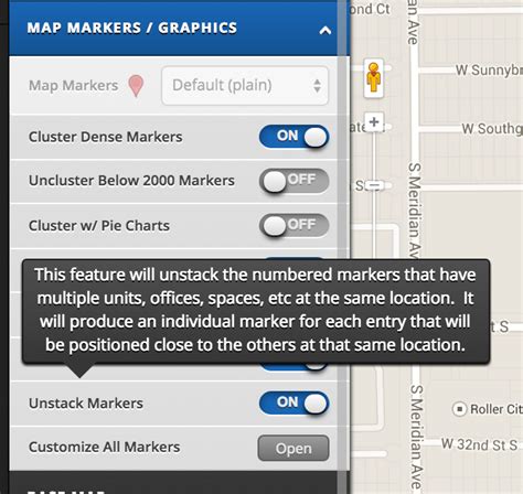 Numbered Map Markers
