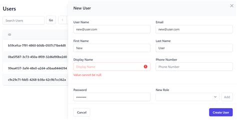 identity user admin feature