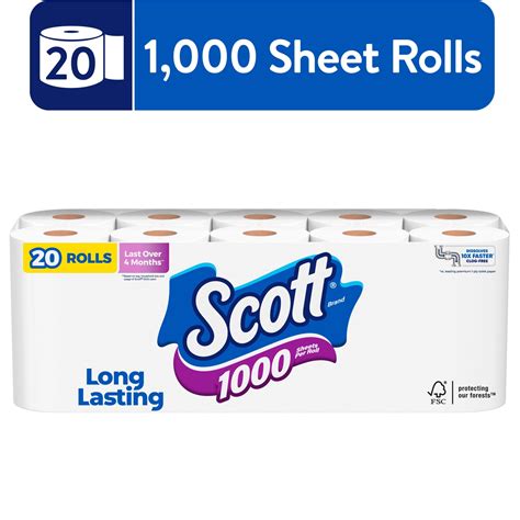 Scott 1000 Toilet Paper 20 Rolls 1000 Sheets Philippines Ubuy