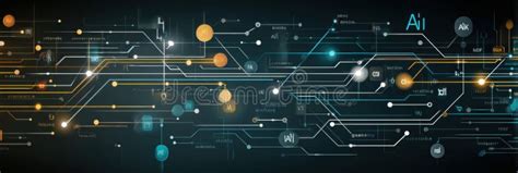 Flowing Characters Illustrate Advanced Ai Language Processing And Logic Connections In A Dynamic